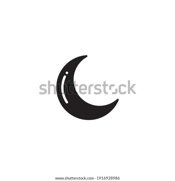 Night Icon Symbol Sign Vector Stock Vector (Royalty Free) 1916928986 ...
