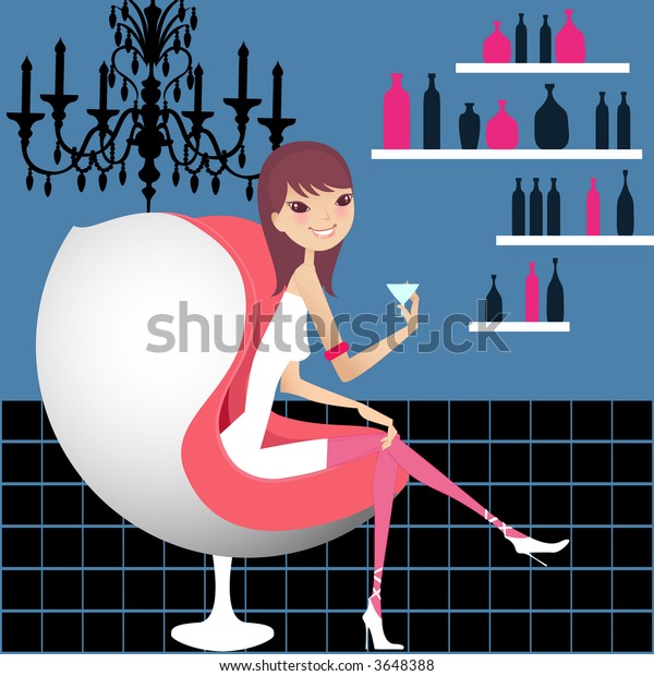 Night Nife Bar Stock Vector (Royalty Free) 3648388 | Shutterstock