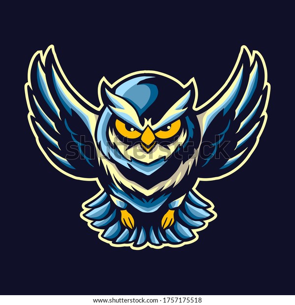 Night Owl Vector Illustration Design Stock Vector (Royalty Free ...