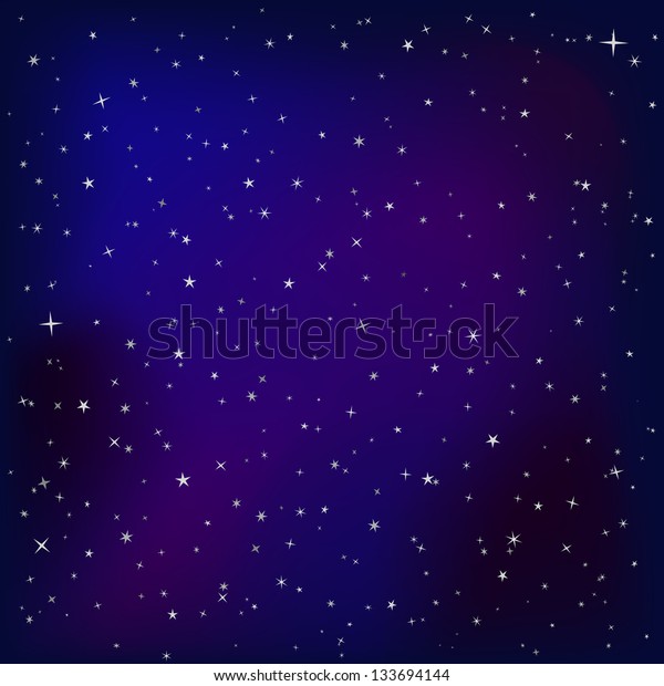 Night Sky Background Many Small Stars Stock Vector (Royalty Free ...