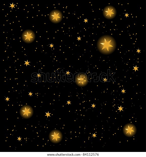 Night Sky Background Vector Stock Vector (Royalty Free) 84112576