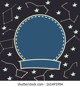 Night Sky Stars Frame Stock Vector (Royalty Free) 161491904 | Shutterstock