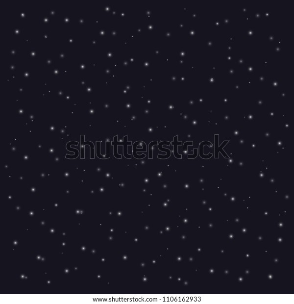 Night Sky Stars Vector Illustration Stock Vector (Royalty Free ...