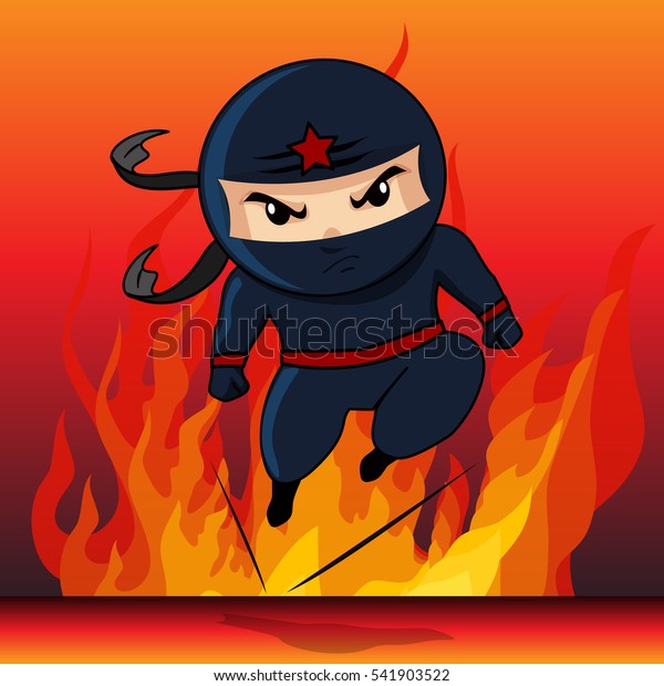 Ninja Assassins Cartoon Vector 10 Stock Vector (Royalty Free) 541903522 ...