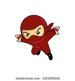 Ninja Kids Character Logo Stock Vector (Royalty Free) 1293590104 ...