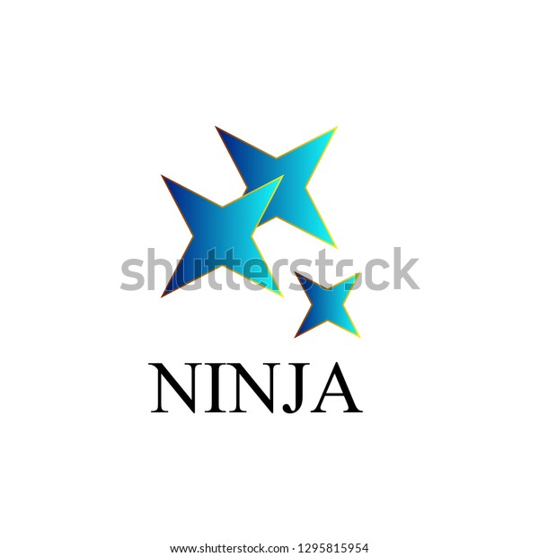 Ninja Logo Icon Simple Logo Icon Stock Vector (Royalty Free) 1295815954 ...