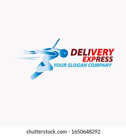 Ninjas Delivery Express Logo Template Stock Vector (Royalty Free ...
