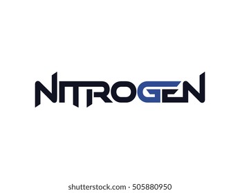 Nitrogen Logo Vector Stock Vector (Royalty Free) 505880950 | Shutterstock