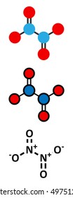 Nitrogen Tetroxide Dinitrogen Tetroxide N2o4 Rocket Stock Vector ...
