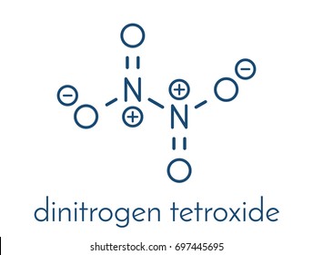 Nitrogen Tetroxide Dinitrogen Tetroxide N2o4 Rocket 스톡 일러스트 1127332457 ...
