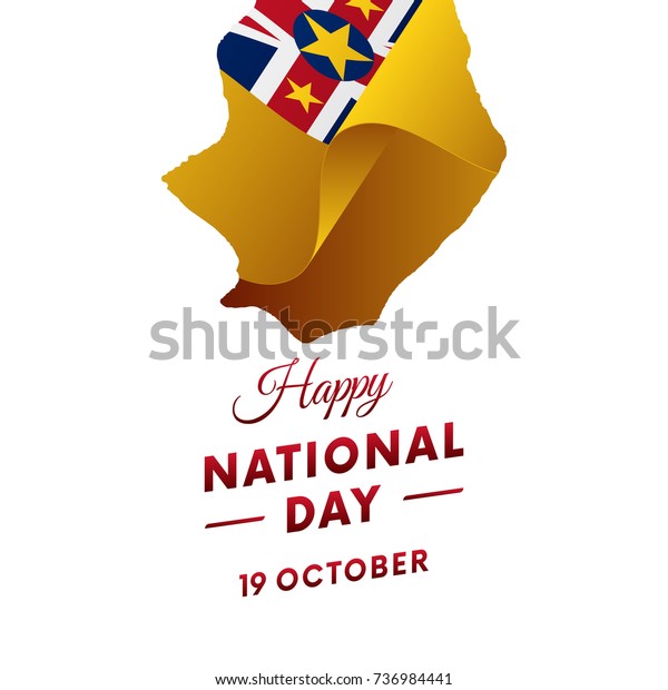 Niue National Day Niue Map Vector 스톡 벡터(로열티 프리) 736984441 | Shutterstock
