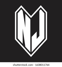 2,206 Nj Logo Stock Vectors, Images & Vector Art | Shutterstock