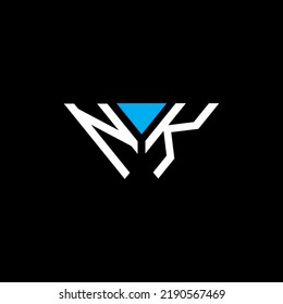 Nk Letter Logo Creative Design Vector Stock Vector (Royalty Free ...