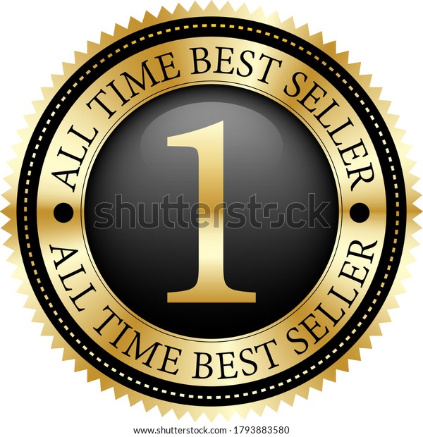 No 1 All Time Best Seller Stock Vector (Royalty Free) 1793883580 ...