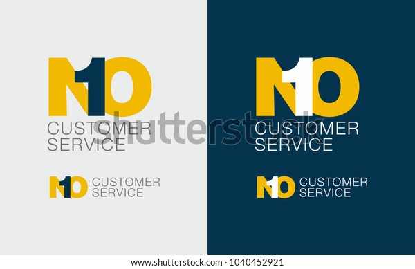 No 1 Customer Service Stock Vector (Royalty Free) 1040452921