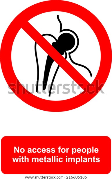 No Access People Metallic Implants Stock Vector (Royalty Free ...