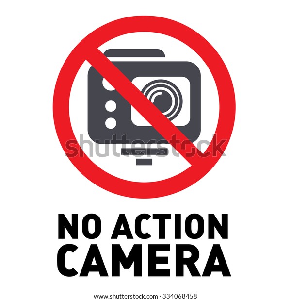 No Action Camera Sign Stock Vector (Royalty Free) 334068458 | Shutterstock