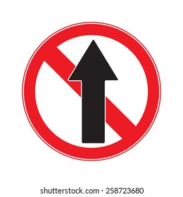 Forbidden Symbol No Forward Stock Vector (Royalty Free) 192415895