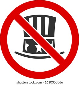 No American Vector Icon Flat No Stock Vector (Royalty Free) 1610353363
