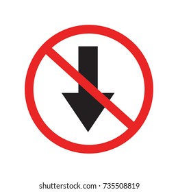 no go back sign, no back 스톡 벡터(로열티 프리) 1753833293 | Shutterstock