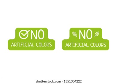 No Artificial Colors Icon Vector Stock Vector (Royalty Free) 1351304222 ...