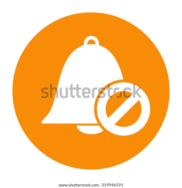 No Bell Icon Red Prohibition Sign Stock Vector (Royalty Free) 319946591 ...