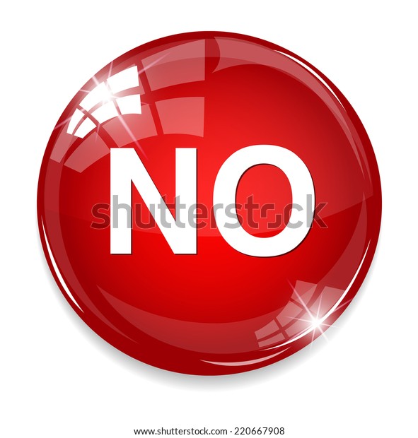 No Blue Icon Stock Vector (Royalty Free) 220667908 | Shutterstock