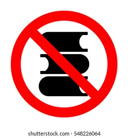 No Books Icon Stock Vector (Royalty Free) 548226064 | Shutterstock