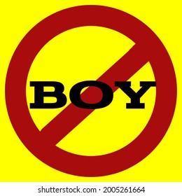 No Boy Enter Sign Symbol Stock Vector (Royalty Free) 2005261664 ...