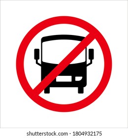 No Truck Sign Icon Vector Stock Vector (Royalty Free) 1536620900
