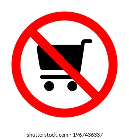 No Buy Sign Vector Eps 10 Stock Vector (Royalty Free) 1967436337 ...