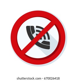 No Call Illustration Stock Vector (Royalty Free) 670026418 | Shutterstock