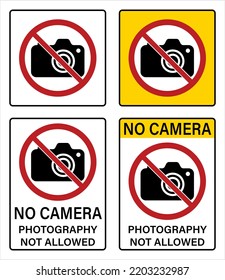 8,965 No photographing sign Images, Stock Photos & Vectors | Shutterstock