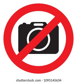 No Cameras Allowed Sign Red Prohibition: เวกเตอร์สต็อก (ปลอดค่า ...