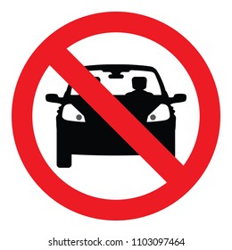 No Car Vector Icon Stock Vector (Royalty Free) 1103097464 | Shutterstock