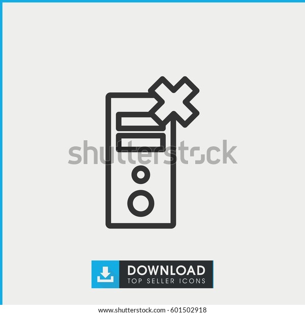 No Charge Icon Simple Outline No Stock Vector (Royalty Free) 601502918 ...