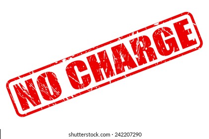 No Charge Red Stamp Text On Stock Vector (Royalty Free) 242207290 ...