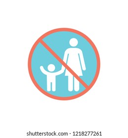 No Children Icon Stock Vector (Royalty Free) 1218277261 | Shutterstock