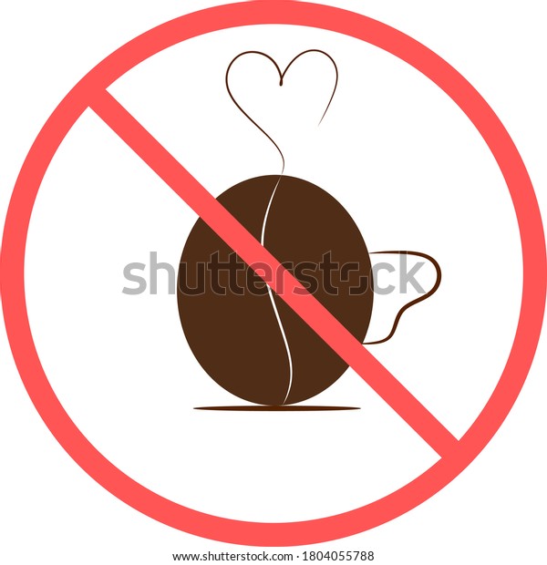 No Coffee Shop Sign No Cafe 库存矢量图（免版税）1804055788 | Shutterstock