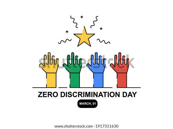 No Discrimination Illustration Easy Edit Vector: เวกเตอร์สต็อก (ปลอดค่า ...