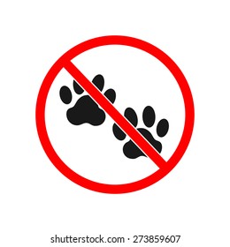No Dog Paw Stock Vector (Royalty Free) 273859607 | Shutterstock