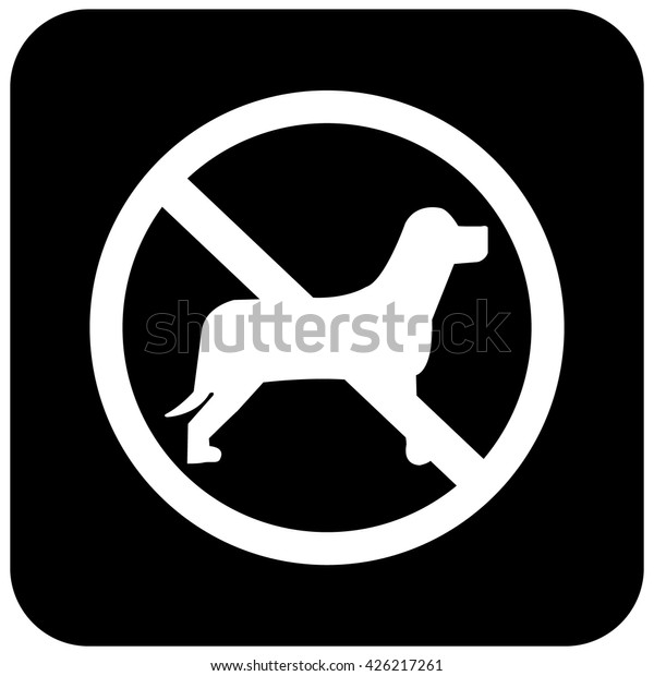 No Dogs Sign Stock Vector (Royalty Free) 426217261 | Shutterstock