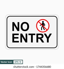 No Entry Sign No Access Label: Vector có sẵn (miễn phí bản quyền ...