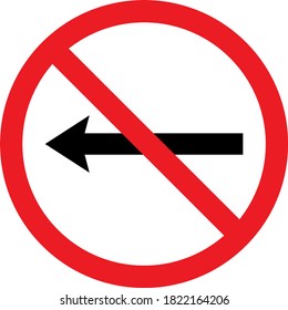 No Entry Warning Sign Indicates This Stock Vector (Royalty Free ...