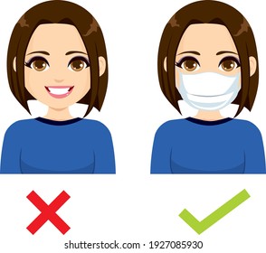 No Entry Without Face Mask Wear Stock Vector (Royalty Free) 1927085930 ...