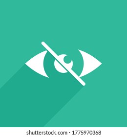No Eye Icon Avoid Eye Icon Stock Vector (Royalty Free) 1775970368 ...