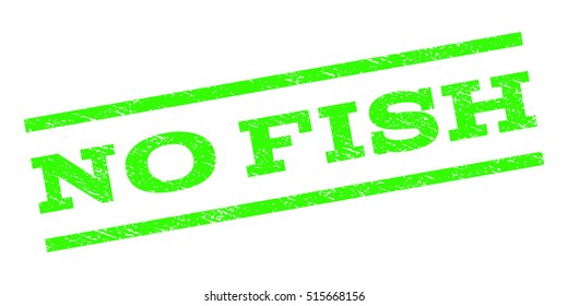 No Fish Watermark Stamp Text Caption Stock Vector (Royalty Free ...