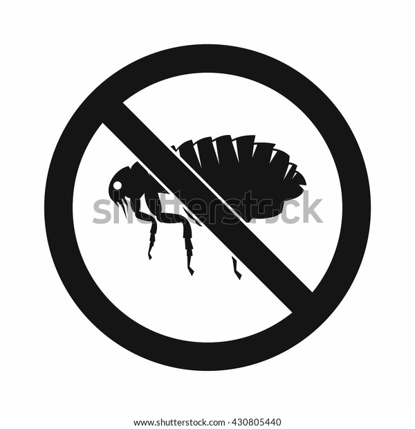 No Flea Sign Stock Vector (Royalty Free) 430805440 | Shutterstock