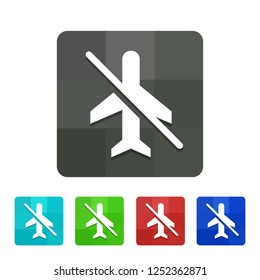 No Flight App Icon Stock Vector (Royalty Free) 1159183759