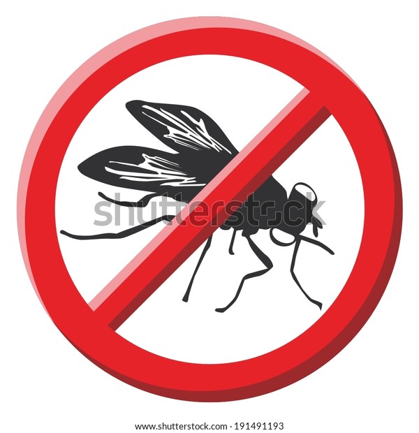 No Fly Sign Vector Illustration 스톡 벡터(로열티 프리) 191491193 | Shutterstock
